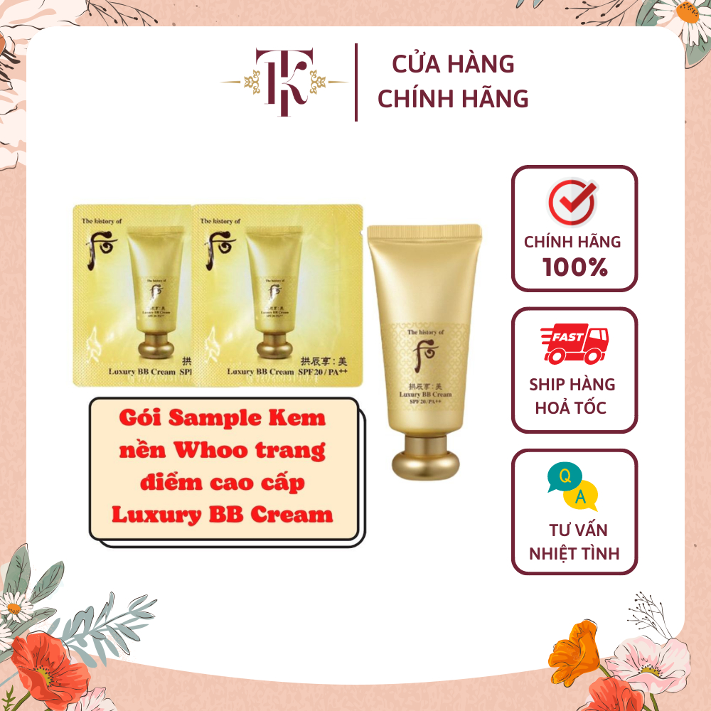 Whoo Foundation In Super Convenient Package (set Of 10 Packs) | Shopee ...