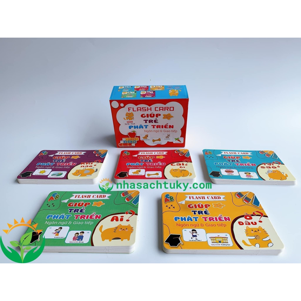 Flash card set to order and answer questions to help children develop ...