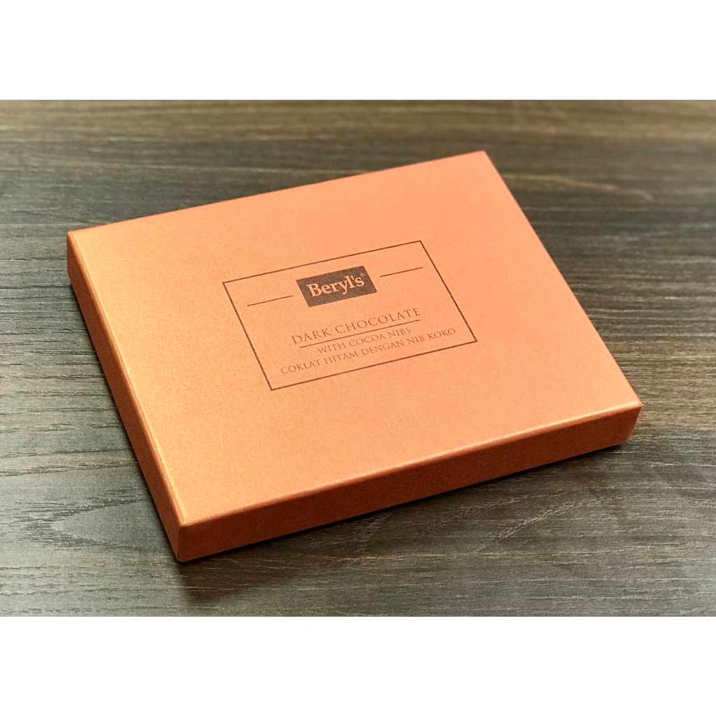 (2 flavors) Dark Chocolate Beryl's gift box 216g and tin box 108g pure ...