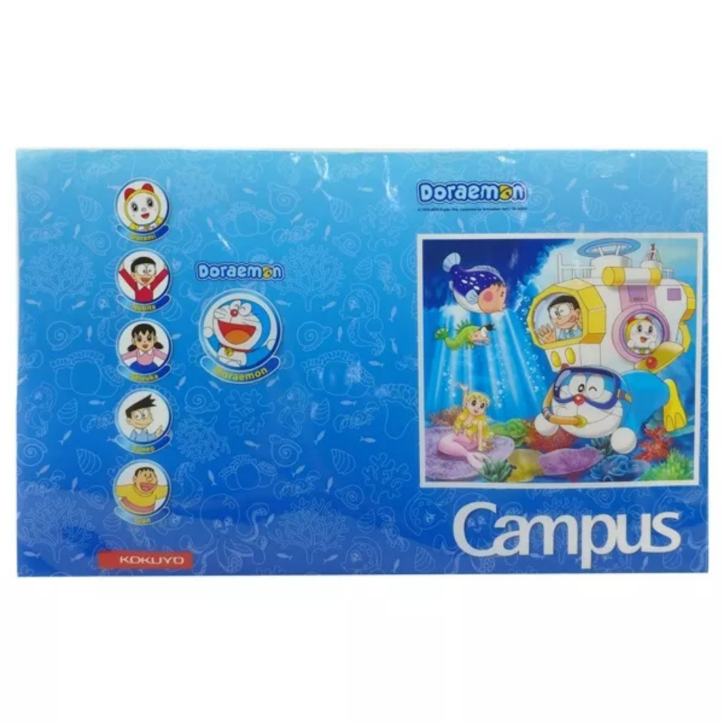 Doraemon Campus Textbook Cover size 17x24 cm (8 sheets/book) | Shopee ...