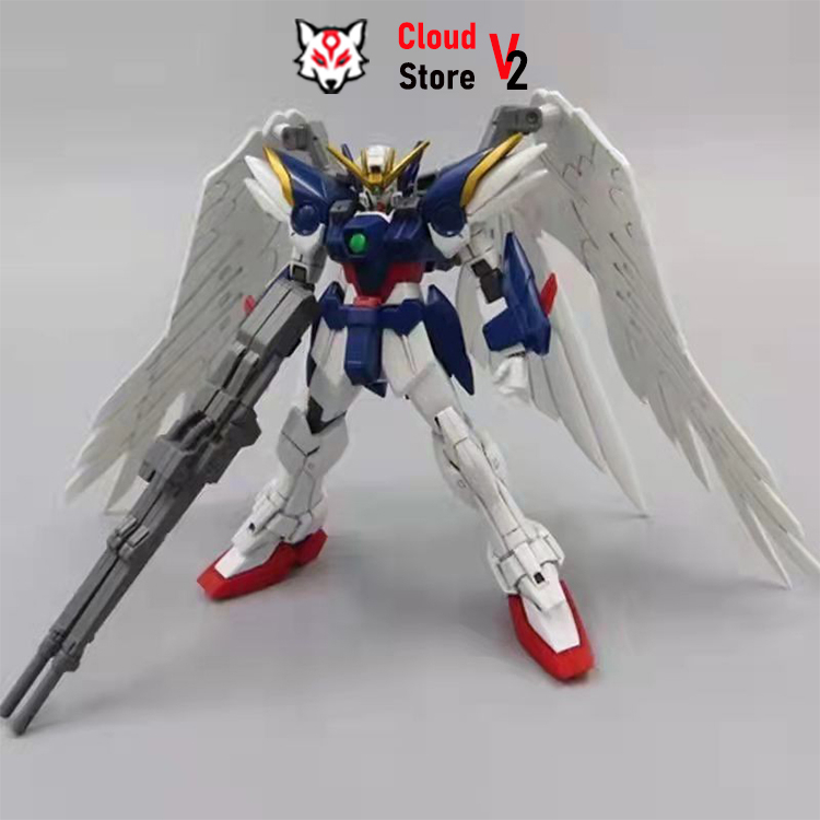Gundam HG 1 / 144 Zero Flying Wing Warrior Assembly Model Toy With Rack ...