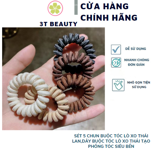 XO Set of 5 Thai spring hair ties, Thai spring hair ties to create ...