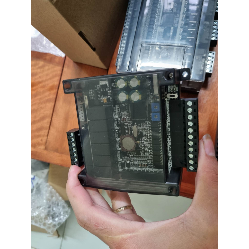 Fk3u FX3U-14MR FX3U-14MT Industrial Control PLC Board Circuit, 8 In 6 ...