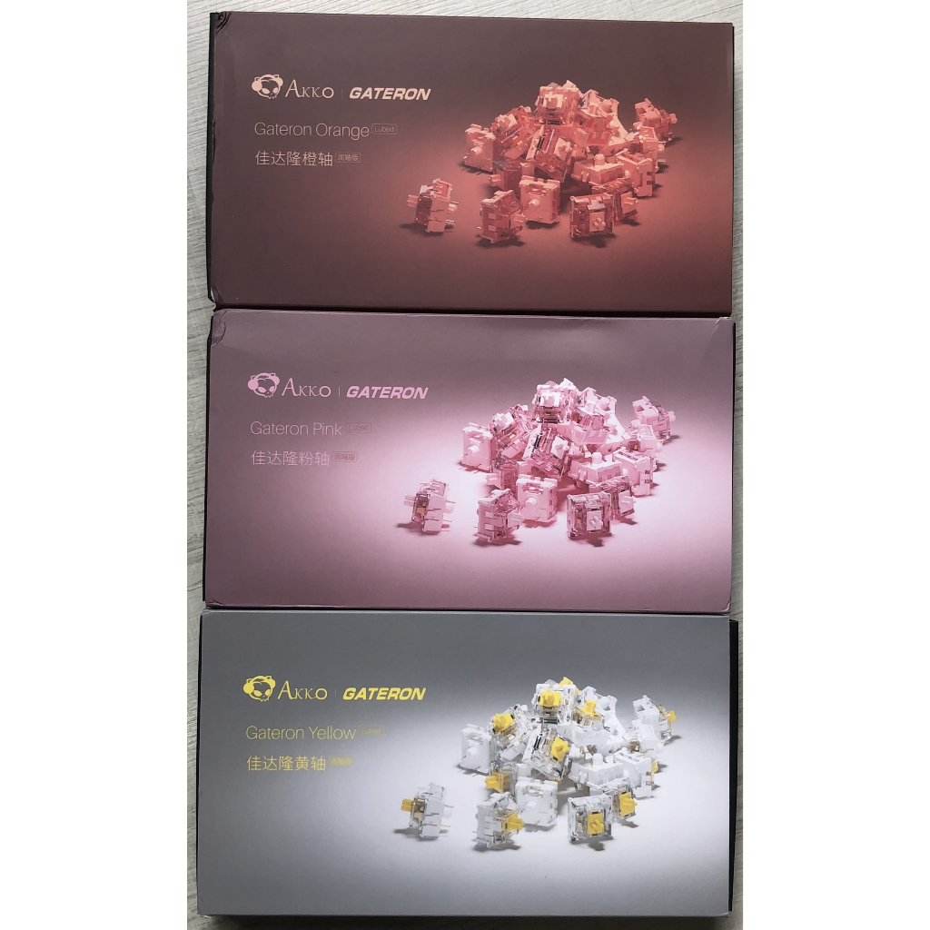 Akko gateron pink Switch (gateron pink, gateron orange, gateron yellow ...