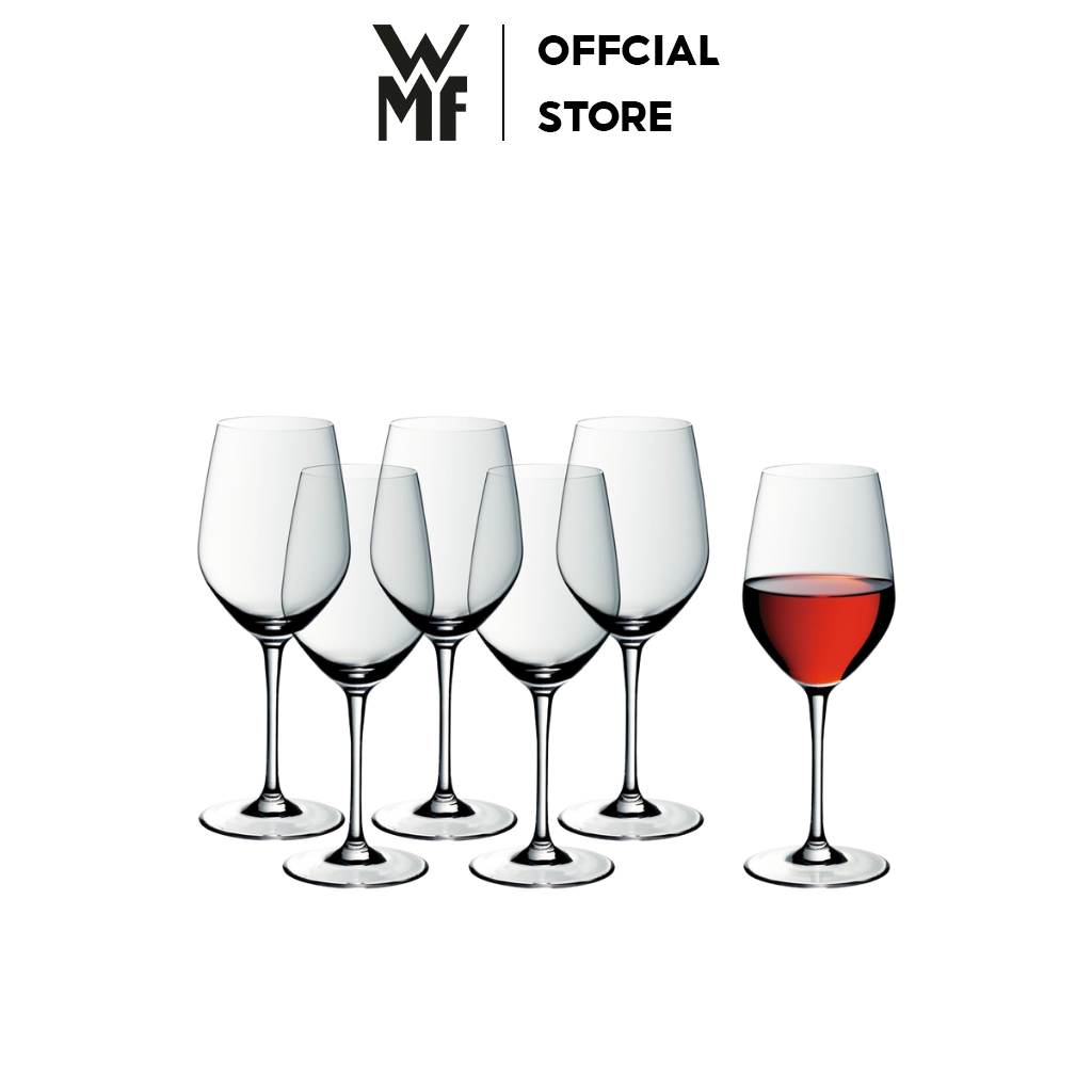 Set of 6 WMF EASY PLUS Red Wine Glasses Designed from High Quality Crystal Glass 450ml | Shopee ...