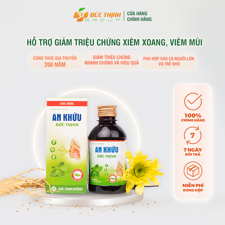 An Khuu Duc Thinh Syrup - for people with sinusitis and allergic ...