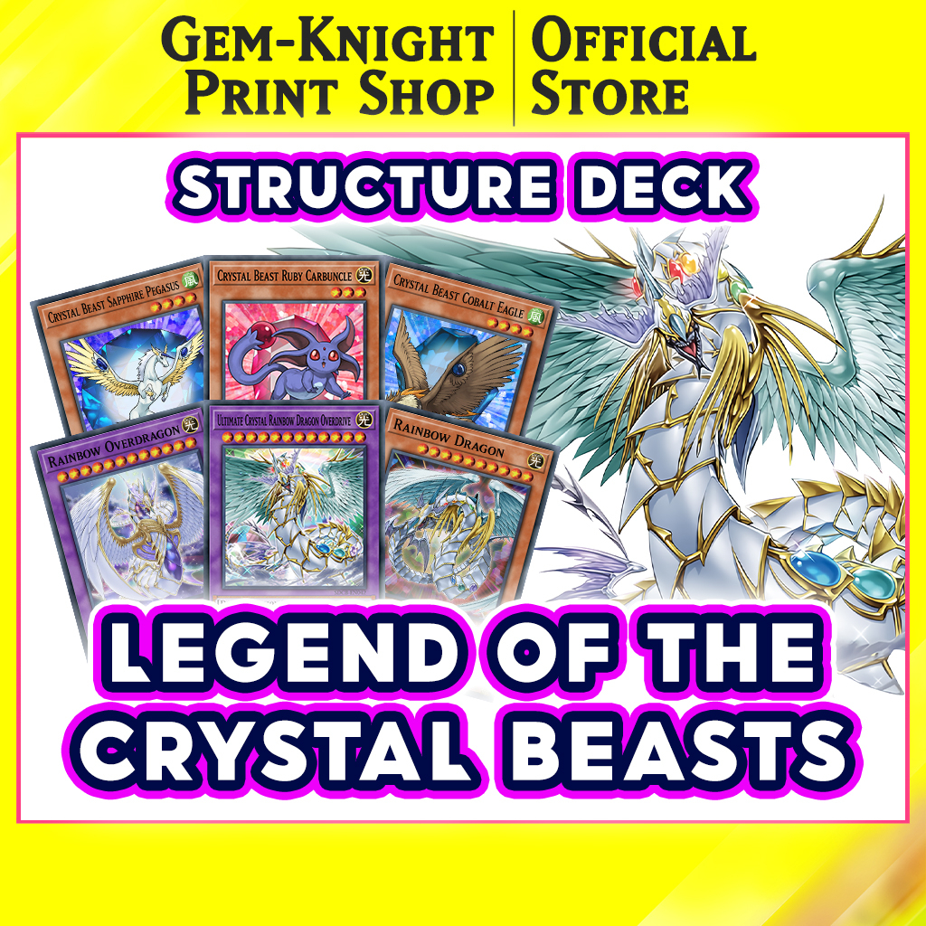 [Printed Cards] Yugioh Deck - Structure Deck: Legend of the Crystal ...