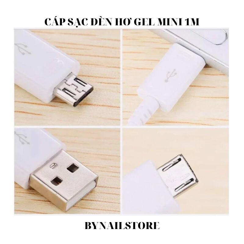 [Bynailstore] Charging Cable mini gel Light mini usb Port 1m (1pcs ...