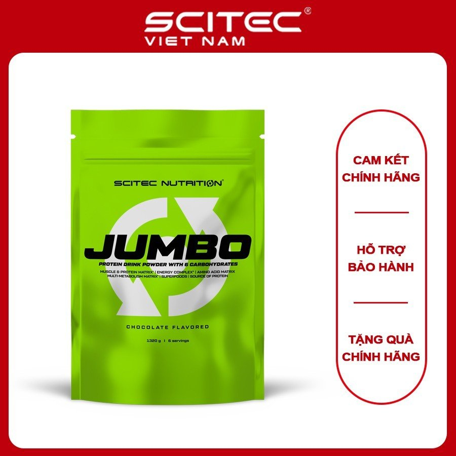Jumbo Scitec Nutrition Weight Gain Milk Mass Chocolate Flavor Jumbo ...