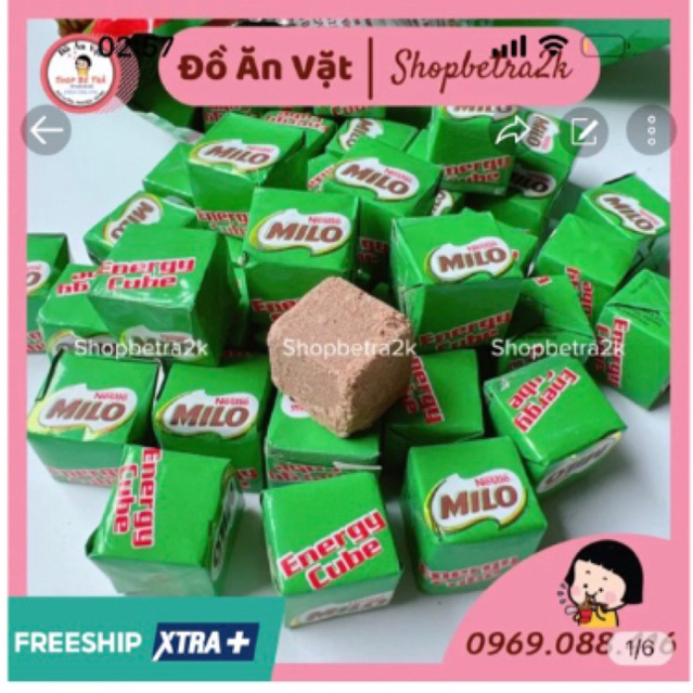 Cocoa milo cube Candy (2.75gr Tablet) | Shopee Malaysia