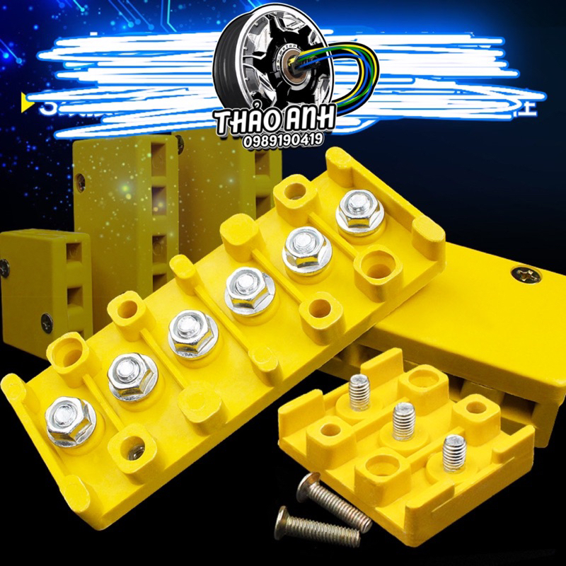 Domino 6-pin fireproof electrical connector for electric vehicles (with ...