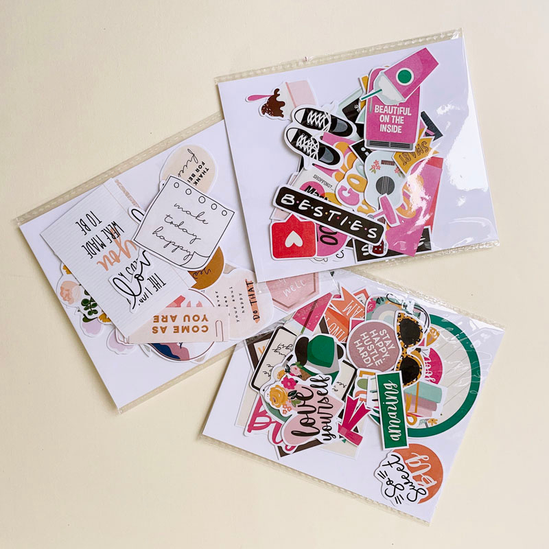 (P4) Stickers for best friends, athletes, thank you used to decorate ...