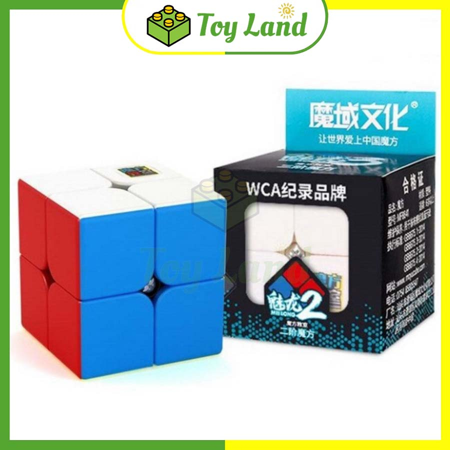 Rubik MoYu MeiLong 2x2 Rubic 2 Floor 2x2x2 Stickerless Borderless Toys ...