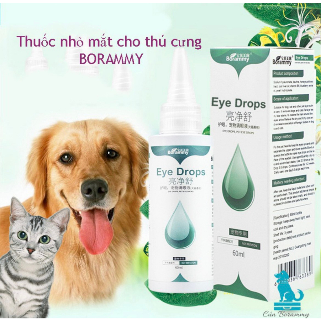 Borammy eye drops to clean eyes to prevent eye inflammation and ...