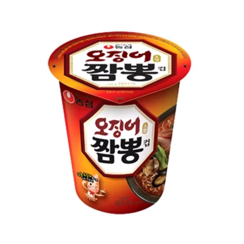 Nongshim) Korean Champong noodles in small cups (67g) | Shopee Malaysia