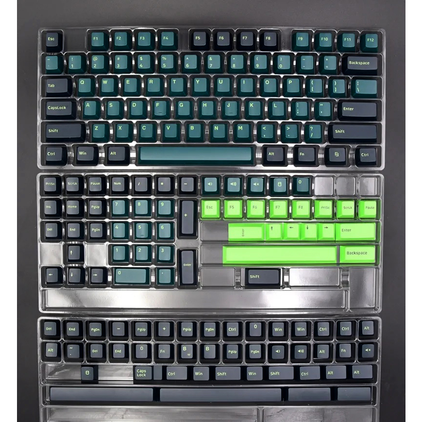 Sound Wave Sonic keycap set, Cherry Profile, PBT Double Shot 170 ...