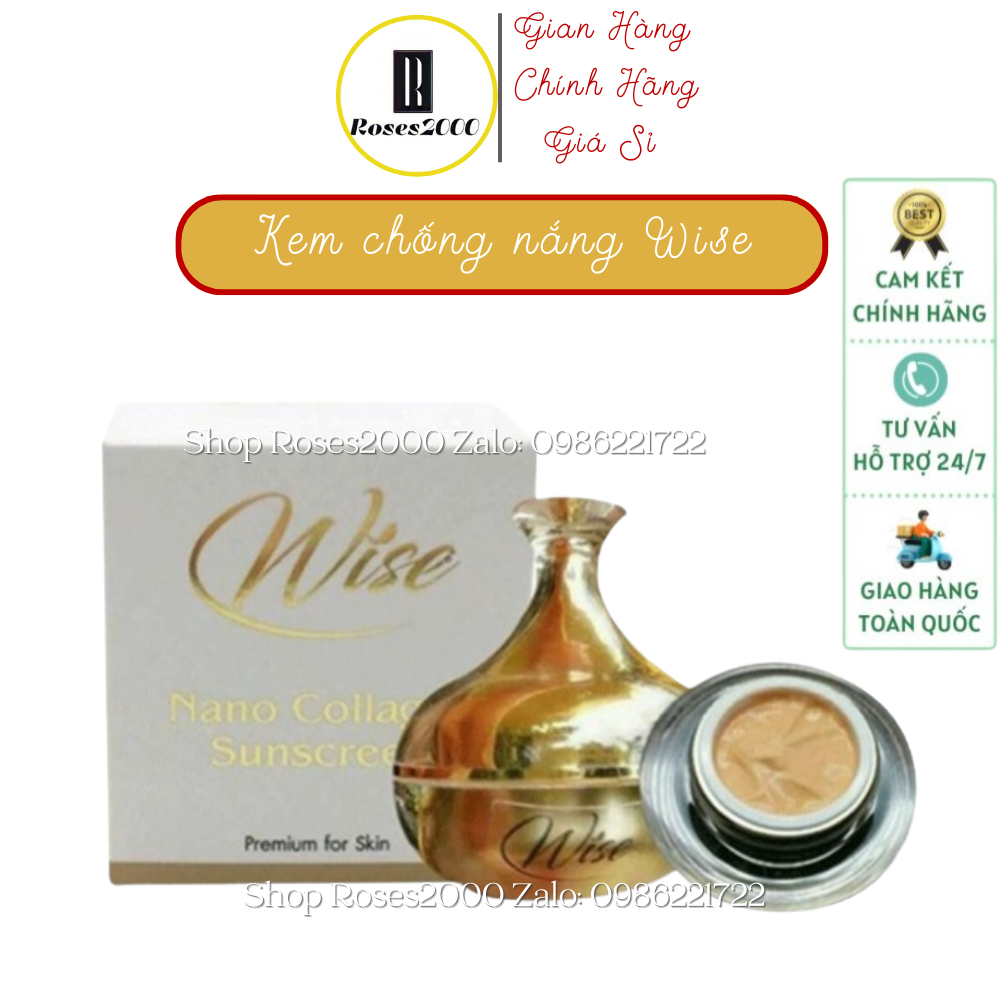 Wise Nano Collagen Sunscreen 12g Thailand (Standard Product) | Shopee Malaysia