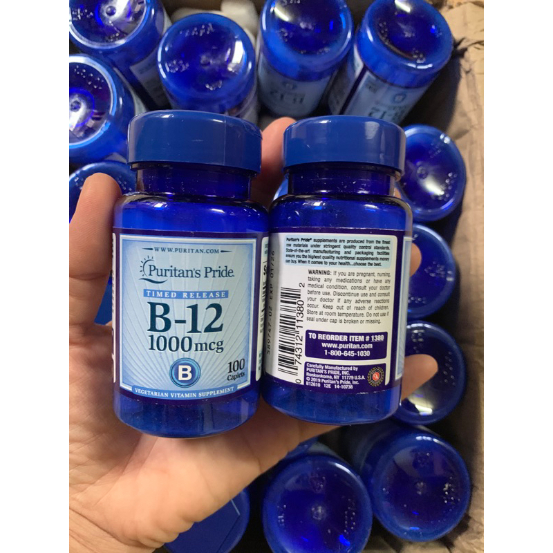 [date/2025] Puritan's Pride 1000mcg Blood Supplement, Dizziness Prevention, Brain Enhancement ...