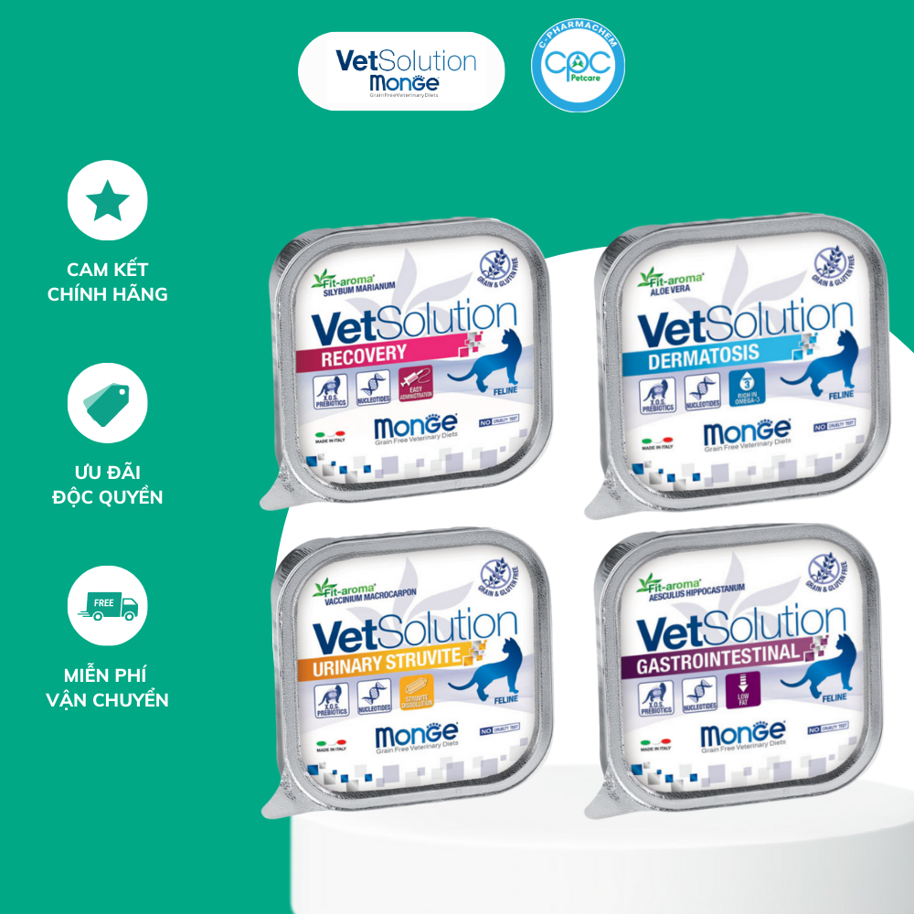 Pate For Cats That Support Monge Vetsolution Nutrition 100g |Petzonehcm ...