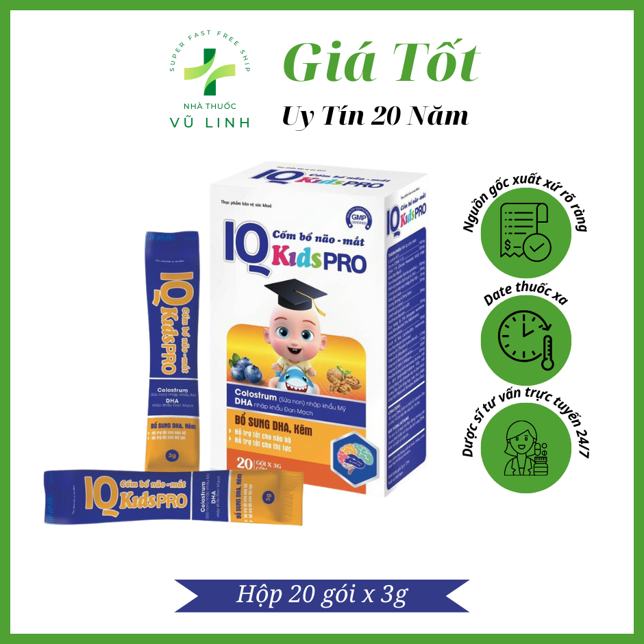 Iq Kids Pro Brain and Eye Cereal supplements DHA and Zinc to support ...