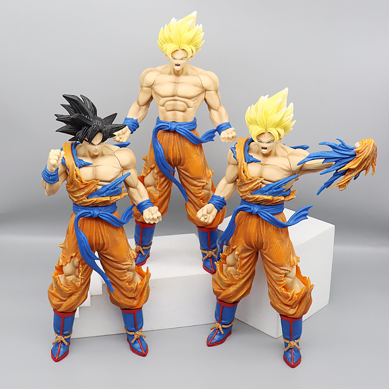 Goku model of various positions, height 33.5 cm, weight 850 g, Dragon ...