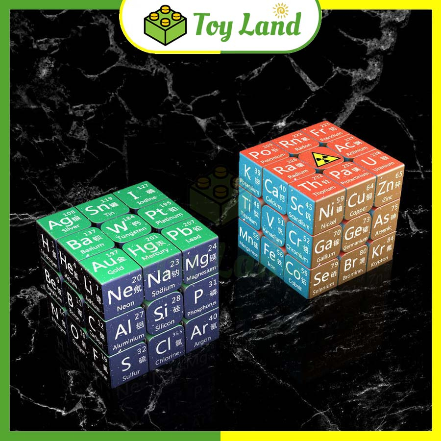 Rubik Chemistry Mathematics Rubic 3x3 Periodic Board Elemental Periodic ...
