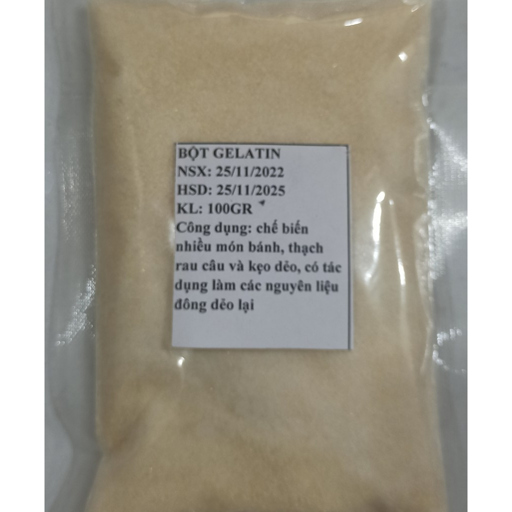 Gelatine Powder 100gr Pack | Shopee Malaysia