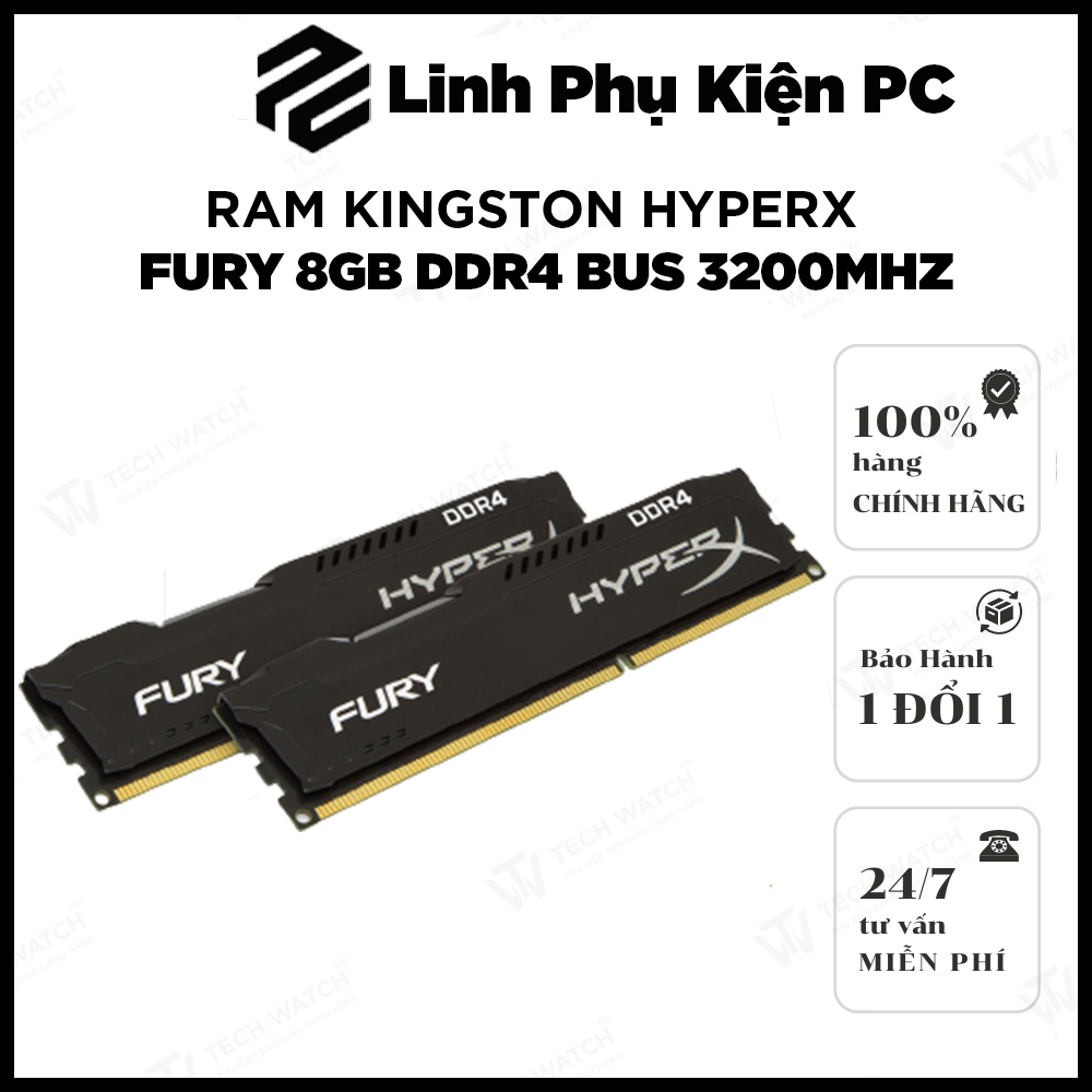 Ram Kingston HyperX Fury 8GB DDR4 Bus 3200MHz | Shopee Malaysia