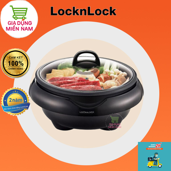 Locknlock EJP331BLK Multifunctional Electric Hot Pot (5L capacity ...