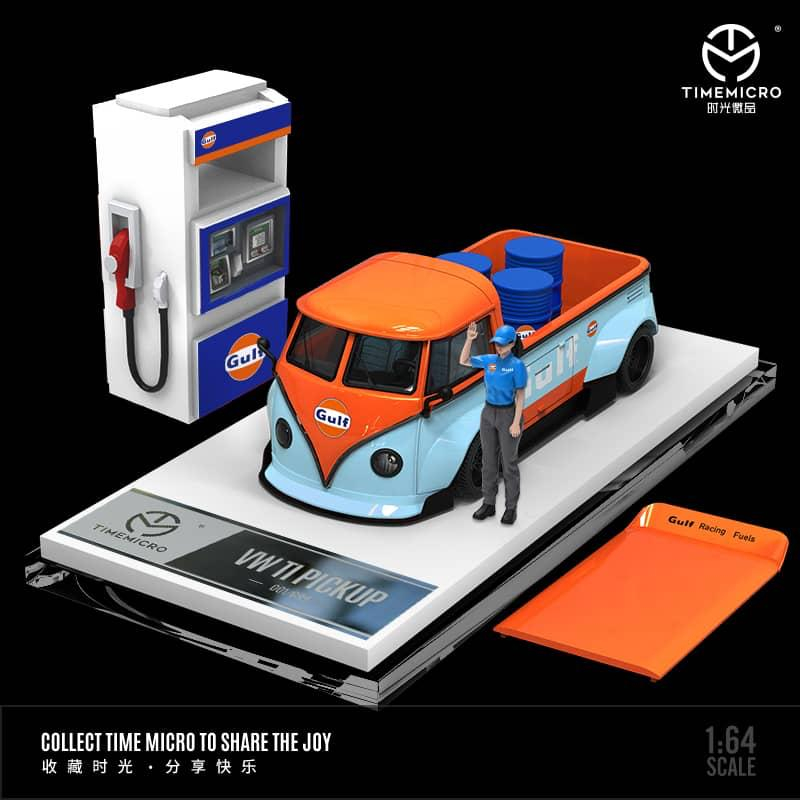 1:64 TIME MICRO MODEL - Volkswagen T1 Bus Pickup Gulf Livery | Shopee ...