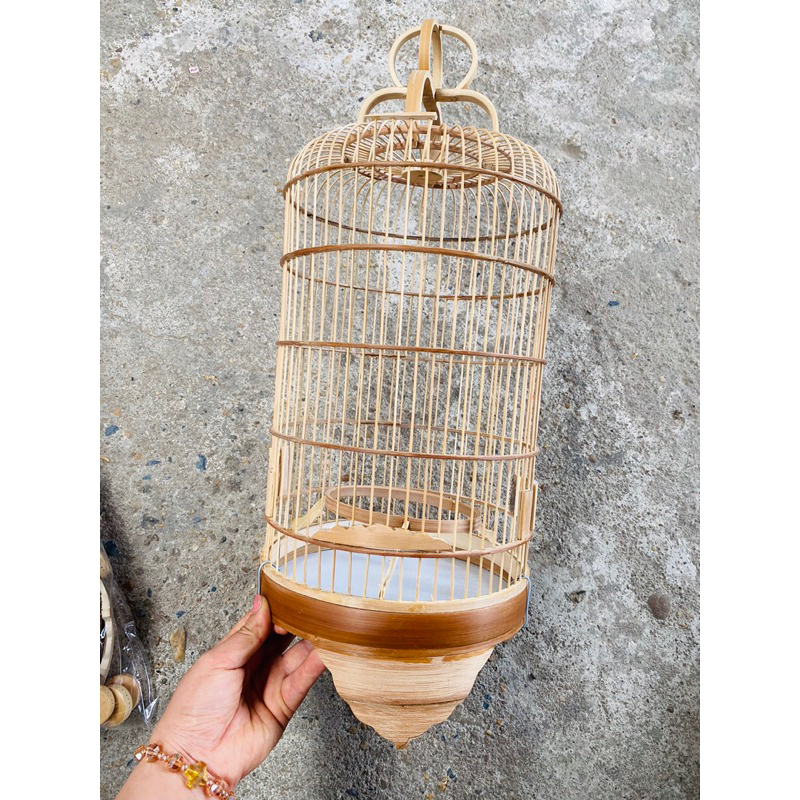 5vanh cage frame with 21 ceramic spokes. 1cm slat distance can raise small birds, sunbirds ...