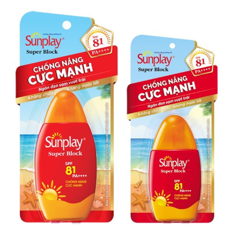Sunplay Super Block SPF 81, PA++++ 70g | Shopee Malaysia