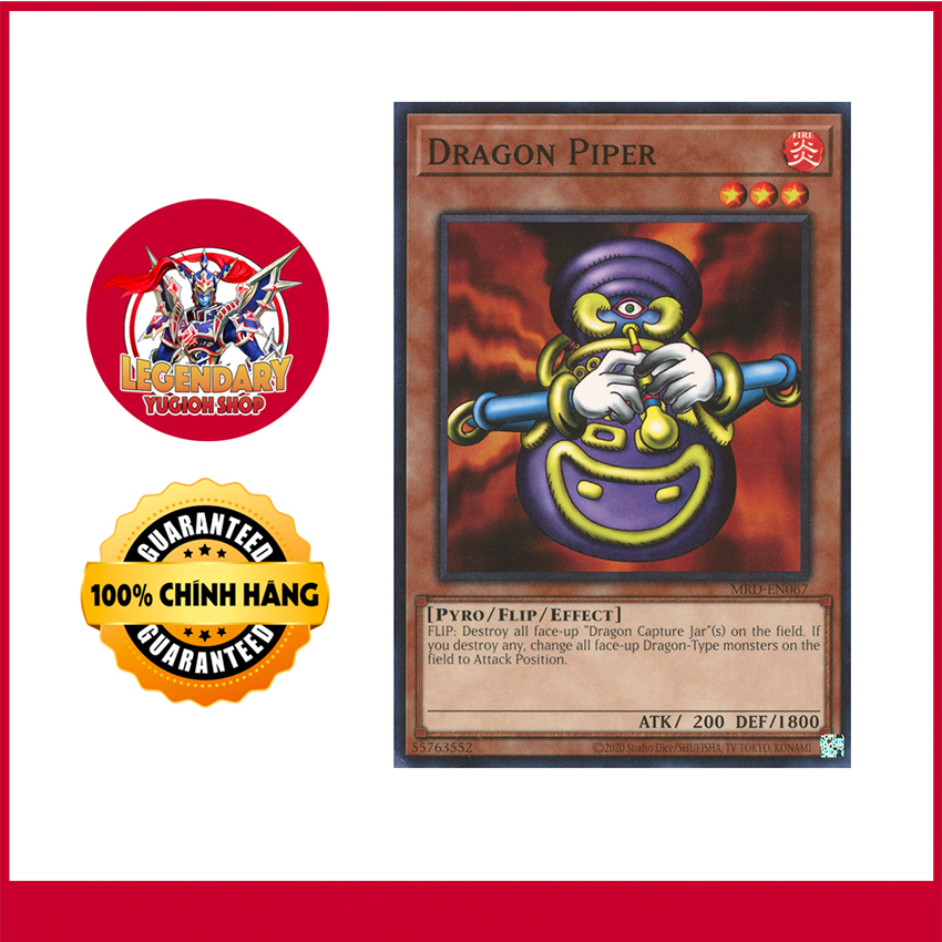 [Original Yugioh Card] Dragon Piper | Shopee Malaysia