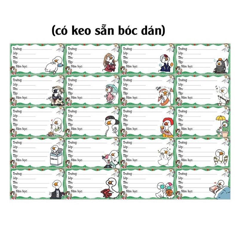 Cute meme fat duck stickers 100 different labels/meme duck notebook ...