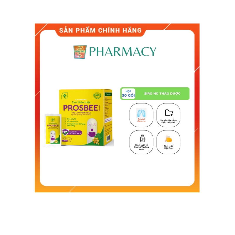 Prosbee honey bee herbal cough syrup helps relieve cough and nourish ...