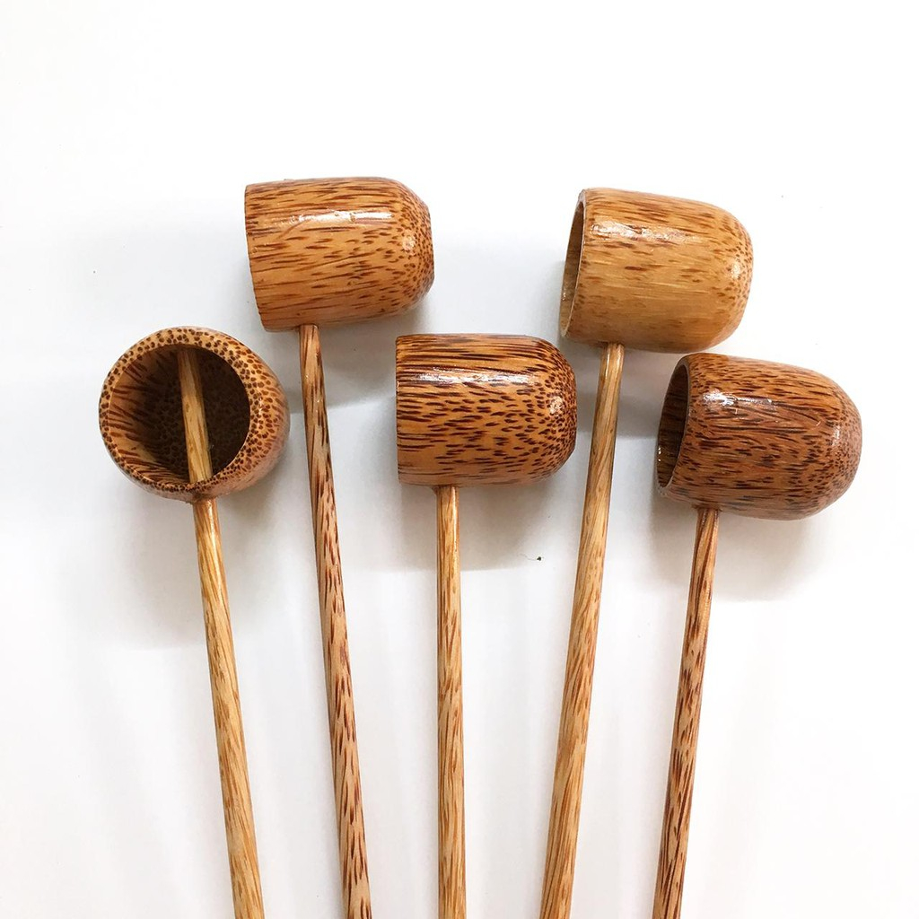 Coconut Wooden Ladle - Used to scoop out wine glasses - scoop water ...