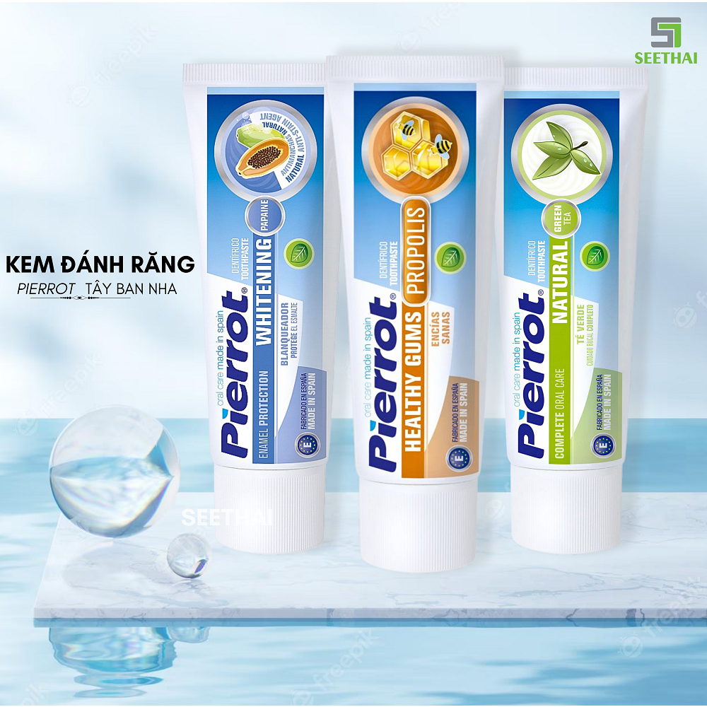 Pierrot Spanish fruit-scented toothpaste - 75ml tube | Shopee Malaysia