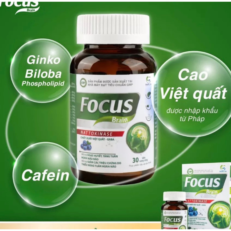 Focus Brain Tonic (Brain Activity, Increase Cerebral Blood Circulation ...