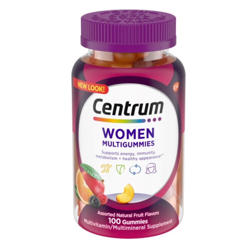 Centrum Women Multigummies 100 gummies | Shopee Malaysia