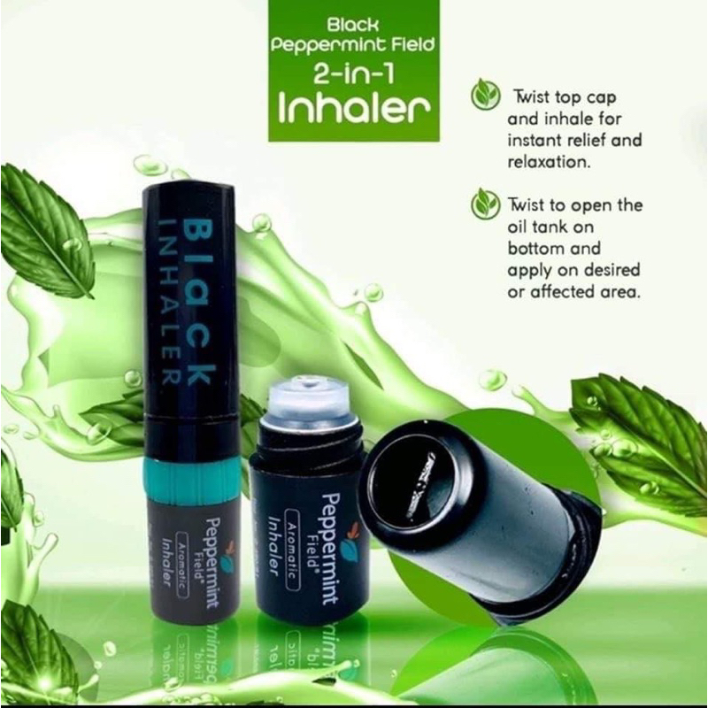 01 Peppermint Field Inhaler Thai Mint Nasal Inhaler 2mL | Shopee Malaysia