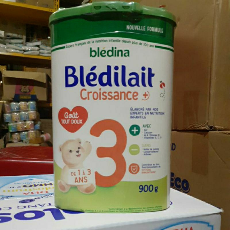 [ Combo of 2 cans ] bledilait croissance powdered milk No. 3 box 900g ...