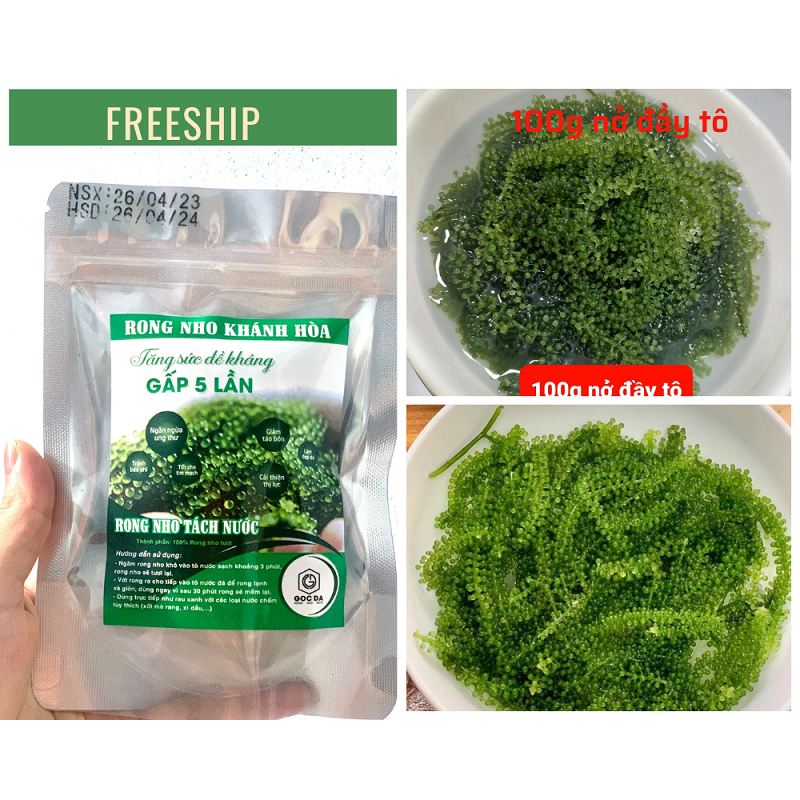 Dehydrated sea grapes in 100g BAG, dehydrated sea grapes 100g, cool to ...
