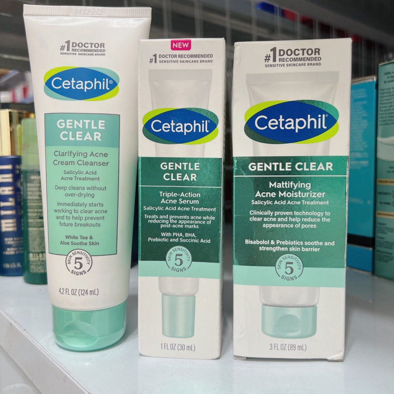 Gentle Clear Cetaphil anti-acne product set | Shopee Malaysia