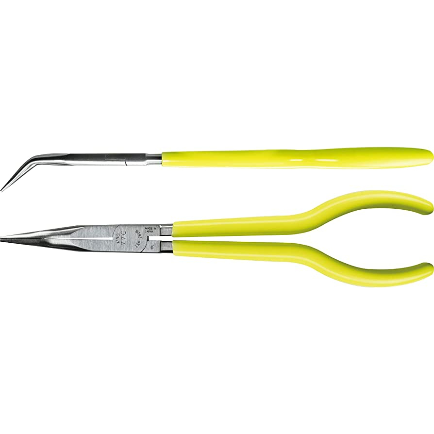 Tsunoda LRP-280B curved nose long pointed pliers - Japan | Shopee Malaysia