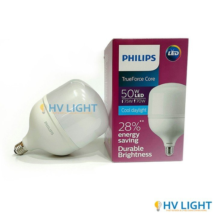 Philips Led bulb 50W E27 - GENUINE PRODUCT (energy saving, high light ...