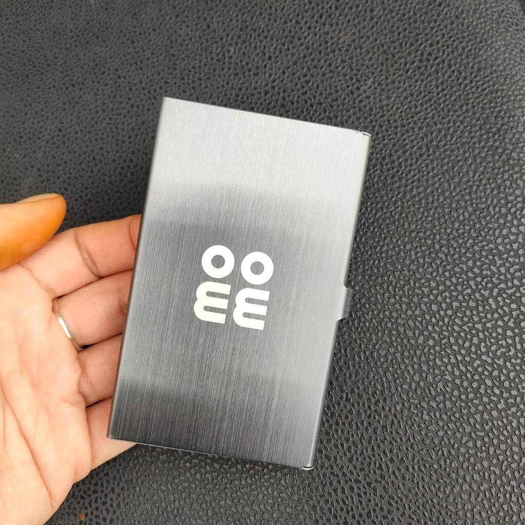 Stainless steel name card box engraved upon request | Shopee Malaysia