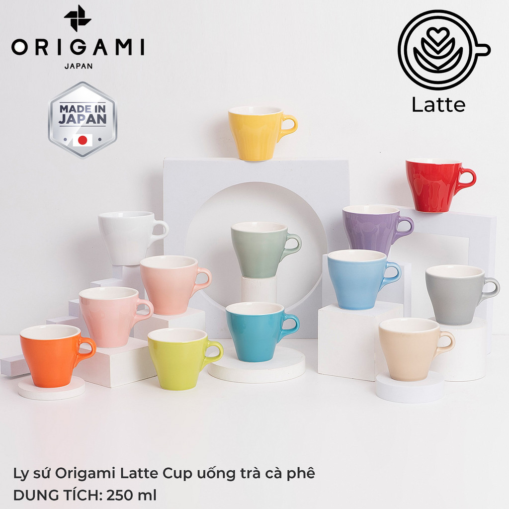 [Origami Japan] Volcano Origami Latte Cup 250ml drink tea and coffee ...