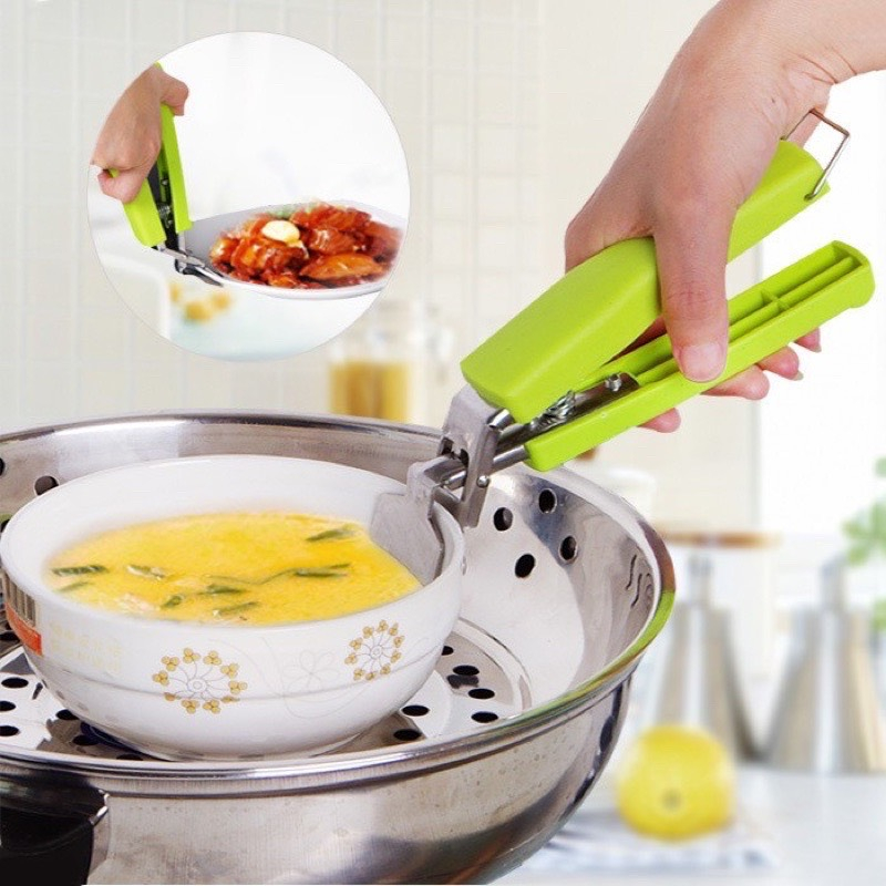XO Smart T1 METAL Hot and Steamer Tongs - Spring-loaded Stainless Steel ...