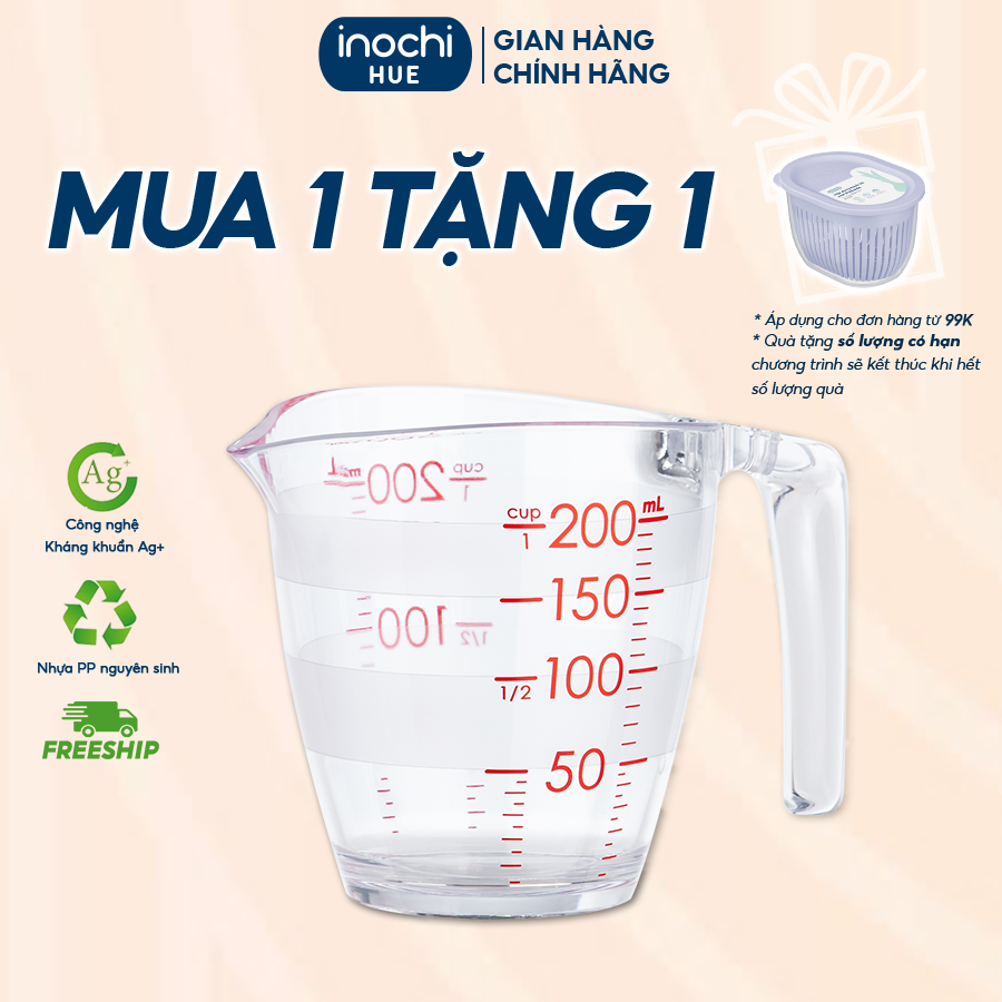 Yoko INOCHI plastic measuring cup 200ml solution used in cooking and ...