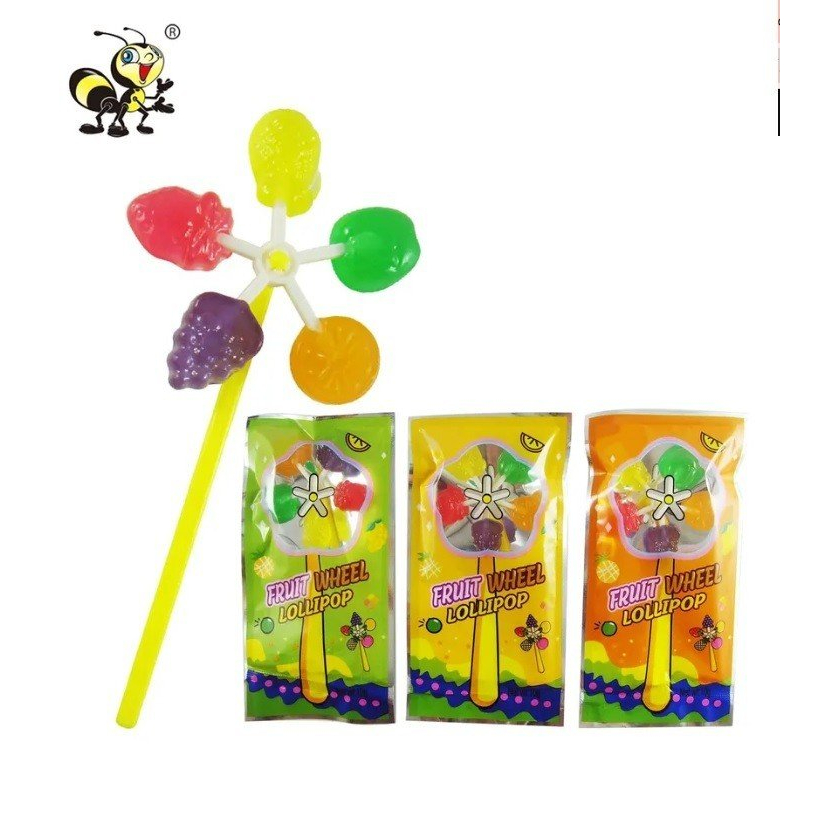 Five Fruit Pineapple Lollipops, Fruit-Shaped Windmill Candy | Shopee ...